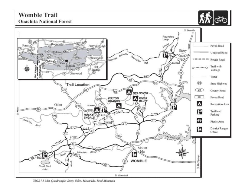 Maps and Trail Guide – Friends of the Ouachita Trail (FoOT)